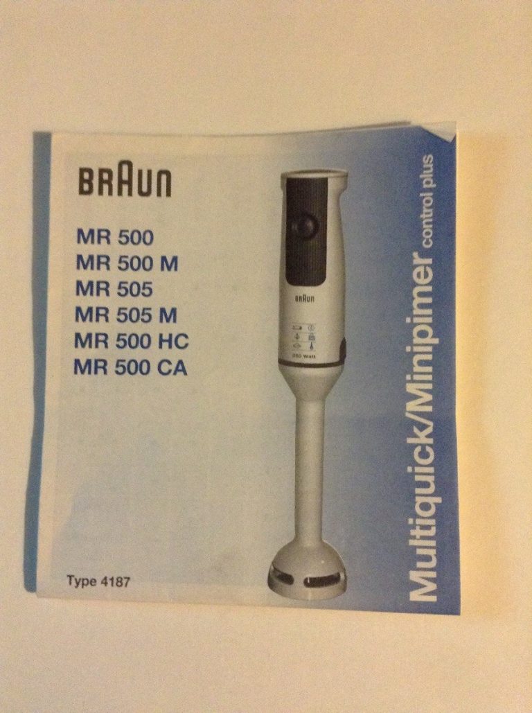 Batidora Minipimer MR 505 Multiquick control plus - 1.800 Productos Braun diseñados por Dieter ...