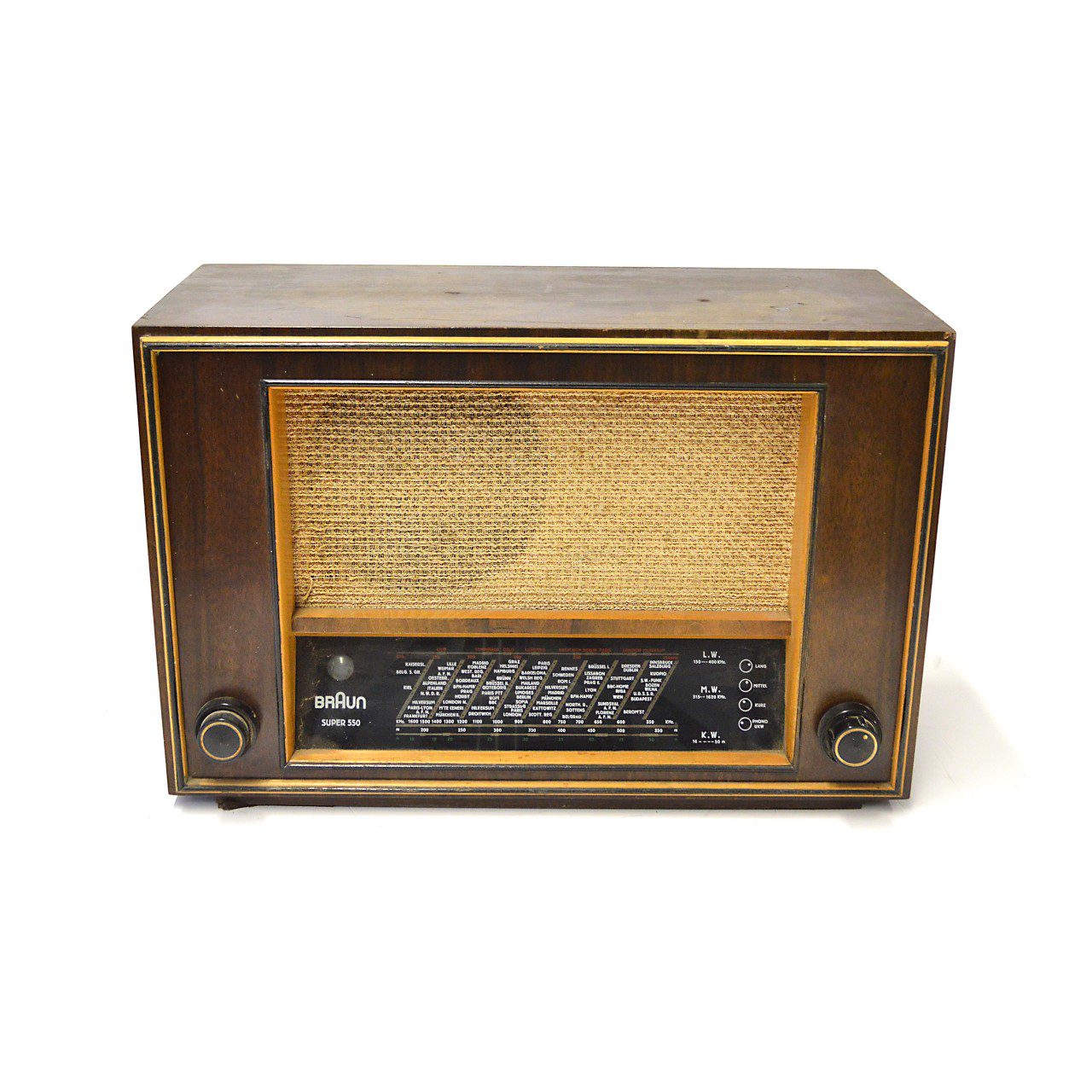 Radio Super 550 - 1.800 Productos Braun diseñados por Dieter Rams y su ...