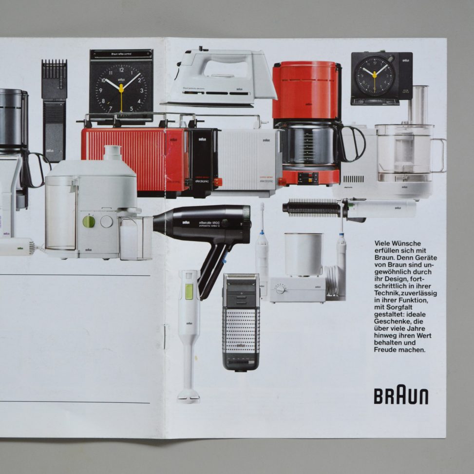 Publicidad Braun Alemania - 1.800 Productos Braun diseñados por Dieter ...