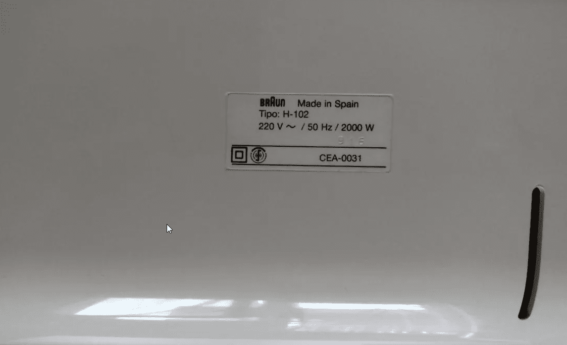 Calefactor H 102 - 1.800 Productos Braun diseñados por Dieter Rams y su ...