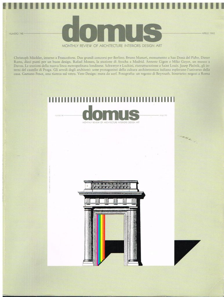 Revista DOMUS nº 748 (Monthly of Architecture Interiors Design Art) - 1 ...